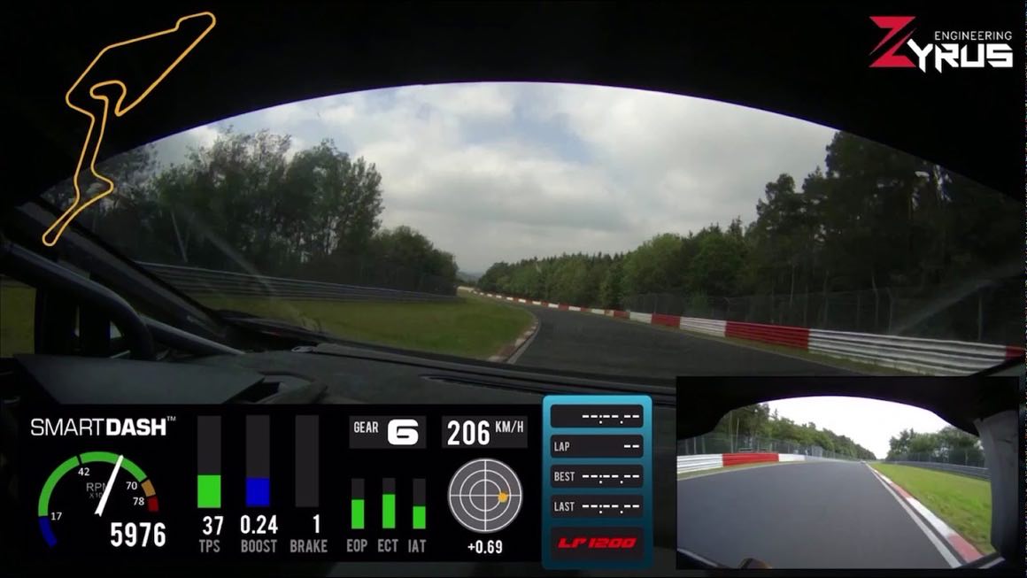 1200 PS Lamborghini auf der Nordschleife - Zyrus Engineering LP1200 ...